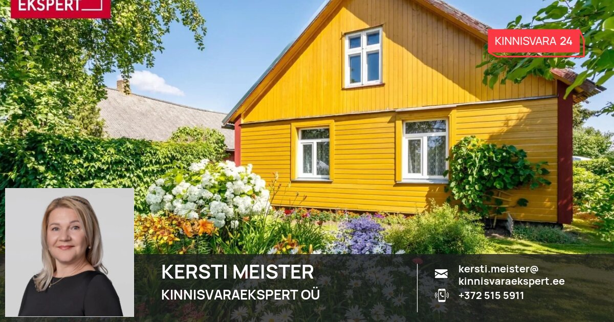 Müüa maja, 3 tuba, Jansi talu, Kergu küla, Põhja-Pärnumaa vald