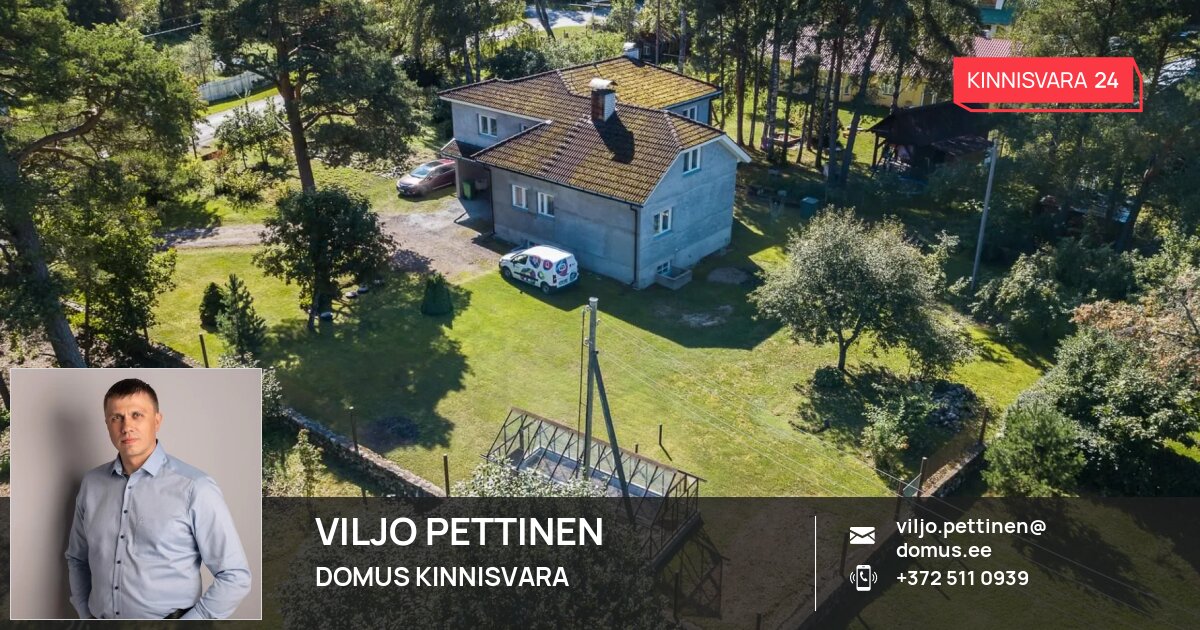 Müüa maja, 6 tuba, Soodla tee 14, Kuusalu alevik, Kuusalu vald
