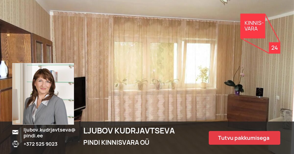 Müüa korter, 2 tuba, Metsapargi tn 6, Rapla linn, Rapla vald