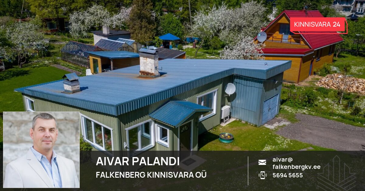 Müüa maja, 3 tuba, Haava tee 8, Uusküla, Jõelähtme vald