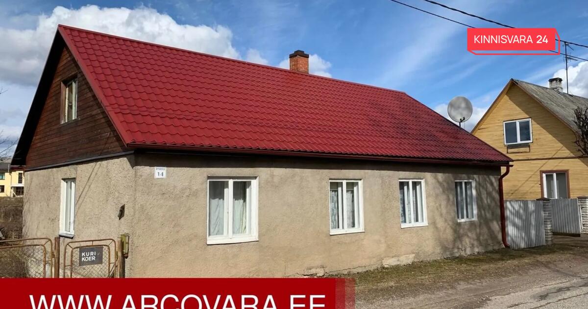 Müüa maja, 4 tuba, Piiri tn 14, Valga linn, Valga vald