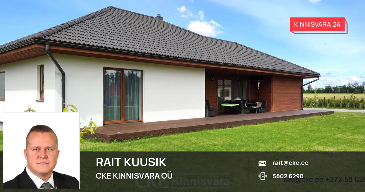 Müüa maja, 5 tuba, Mesiheina tn 13, Soinaste küla, Kambja vald