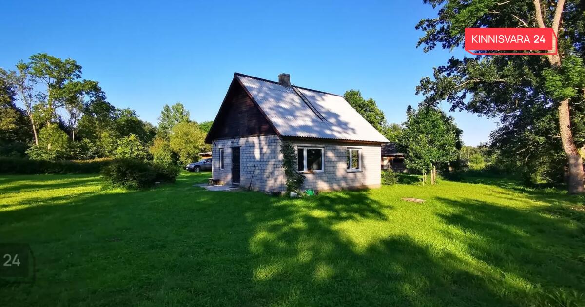 Müüa maja, 2 tuba, Roosipuu, Vaidavere küla, Jõgeva vald