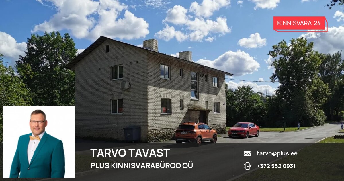 Müüa korter, 2 tuba, Tiigi tn 10, Kurtna küla, Saku vald