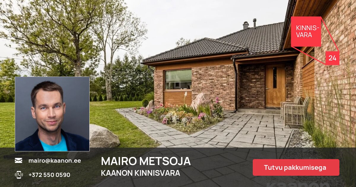 Müüa maja, 6 tuba, Järve põik 6a, Assaku alevik