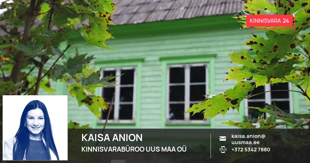 Müüa maja, 8 tuba, Ojasoo mõis, Ojasoo küla, Kose vald