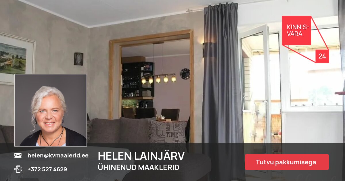 Müüa korter, 4 tuba, Pargi põik 10, Viimsi alevik, Viimsi vald