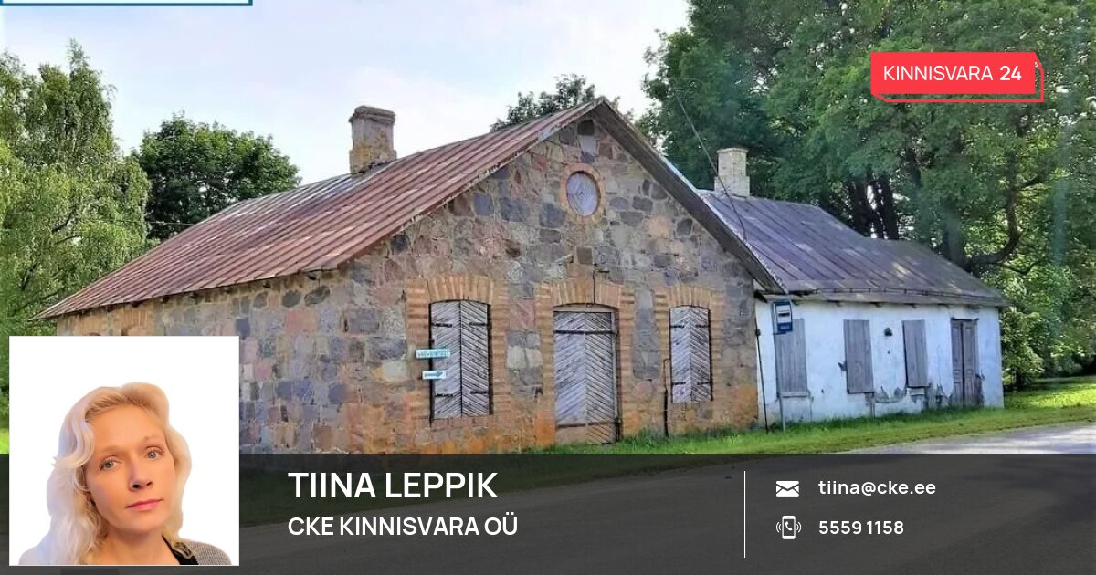 Müüa maja, 6 tuba, Kontori, Abaja küla, Koeru vald