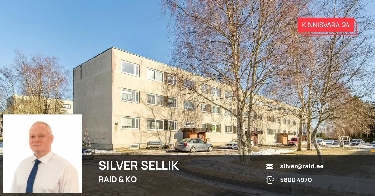 Müüa korter, 3 tuba, Linnuse tn 6, Kiiu alevik, Kuusalu vald
