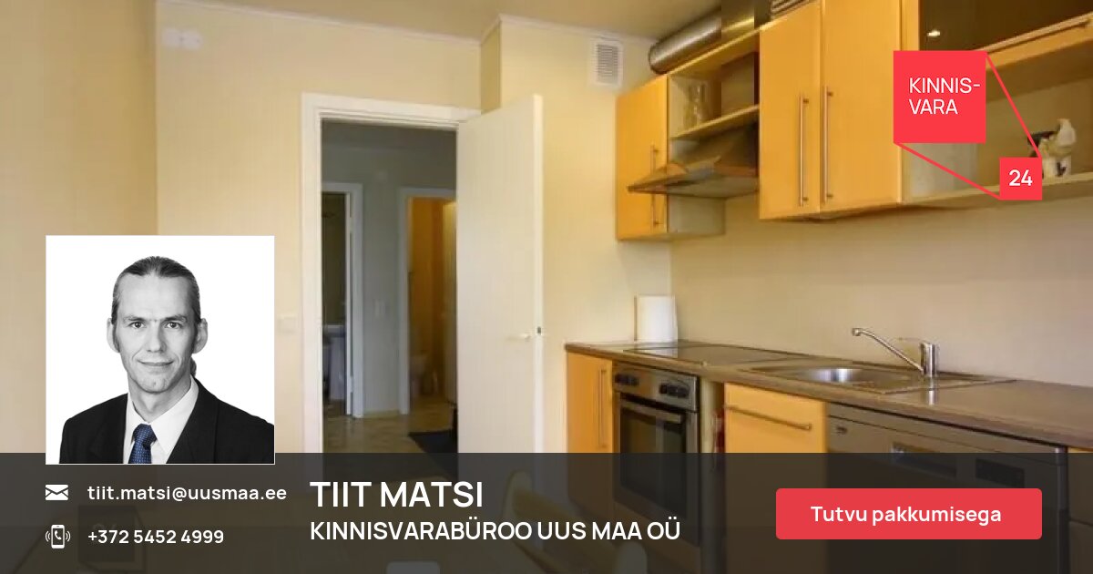 Müüa korter, 3 tuba, Peoleo tn 5, Sauga alevik, Tori vald