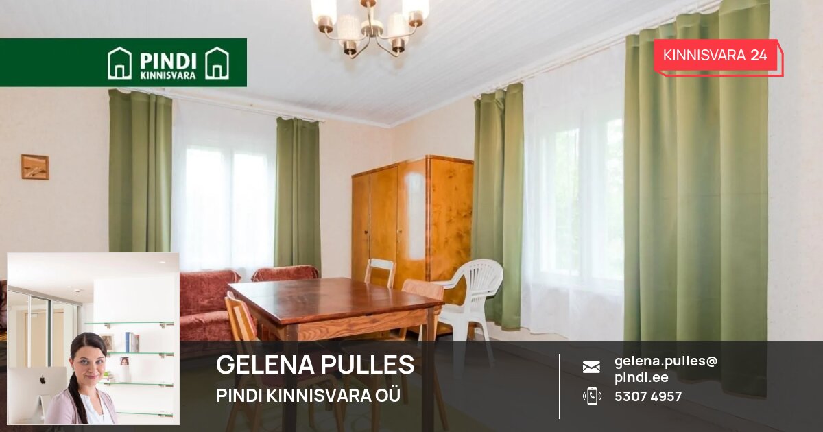 Müüa maja, 3 tuba, Kingu, Tammiku küla, Põltsamaa vald