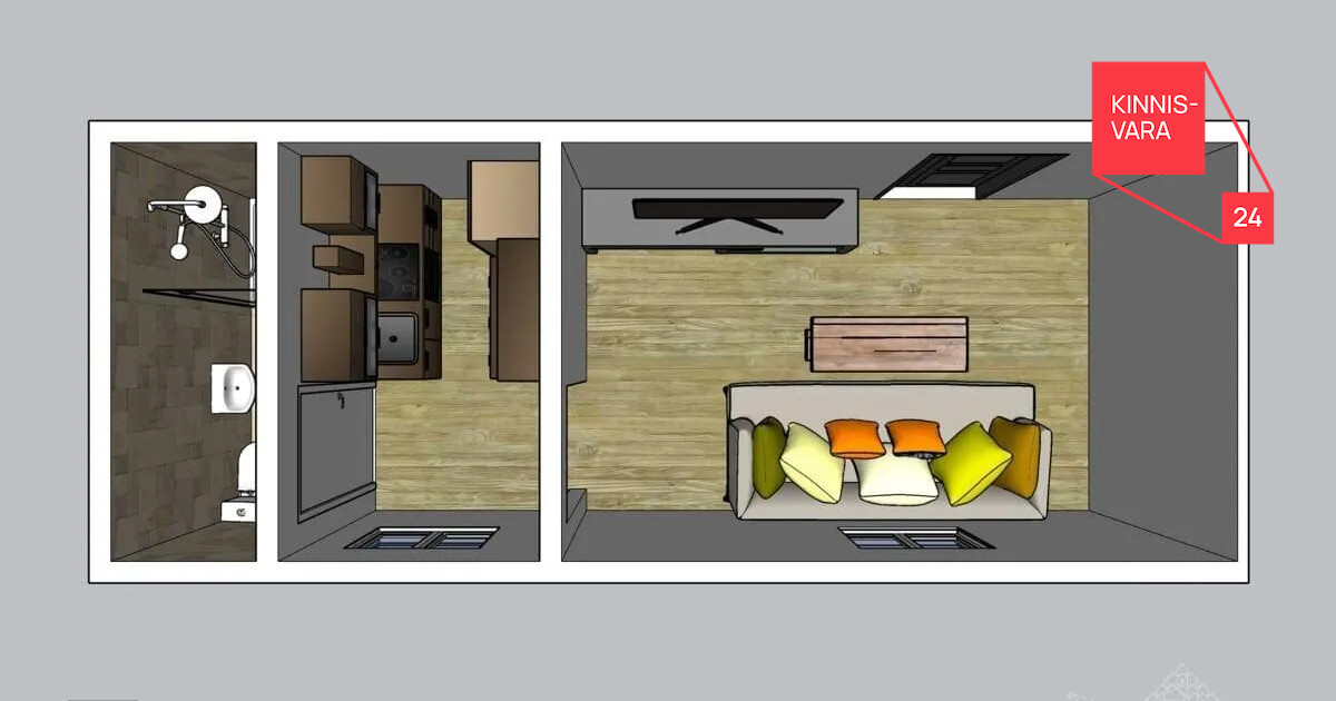 Müüa korter, 1 tuba, Talu tee 8-1, Keila linn