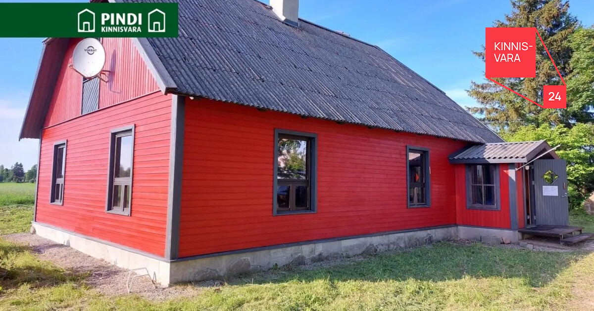 Müüa maja, 3 tuba, Kivistiku, Vao küla