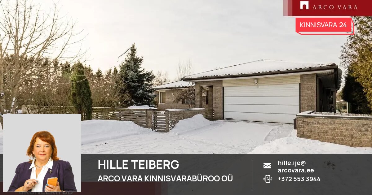 Müüa maja, 6 tuba, Amarülluse tee 12, Viimsi alevik, Viimsi vald