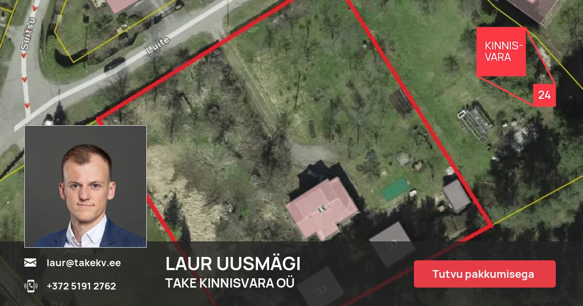 Müüa maa, 4 tuba, Luite tn 31, Luite, Kesklinn