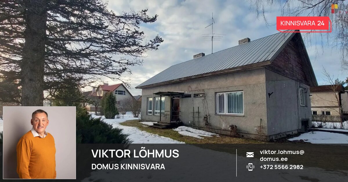 Müüa maja, 4 tuba, Kanarbiku tn 3, Kuusalu alevik, Kuusalu vald