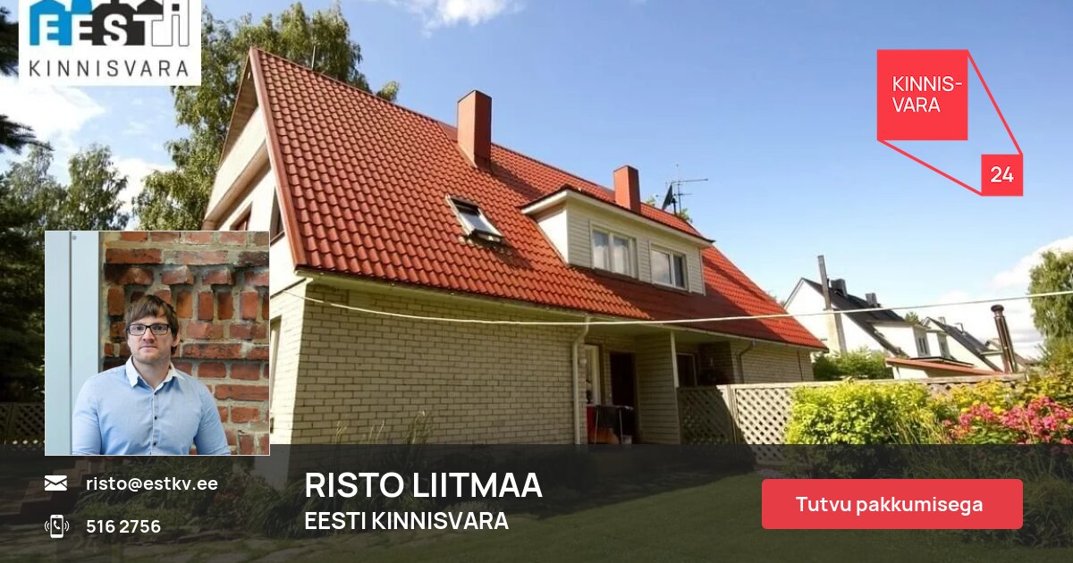 Müüa maja, 4 tuba, Merimetsa tn 12a, Raeküla, Pärnu linn