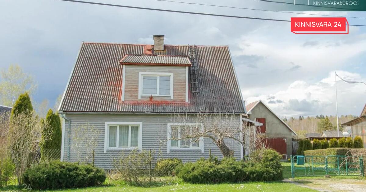 Müüa maja, 4 tuba, Sõpruse tn 7, Rakke alevik, Väike-Maarja vald
