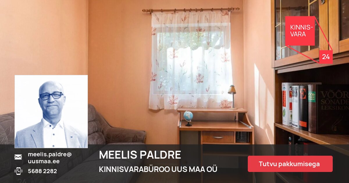 Müüa maja, 3 tuba, Peoleo tn 13, Aespa alevik, Kohila vald