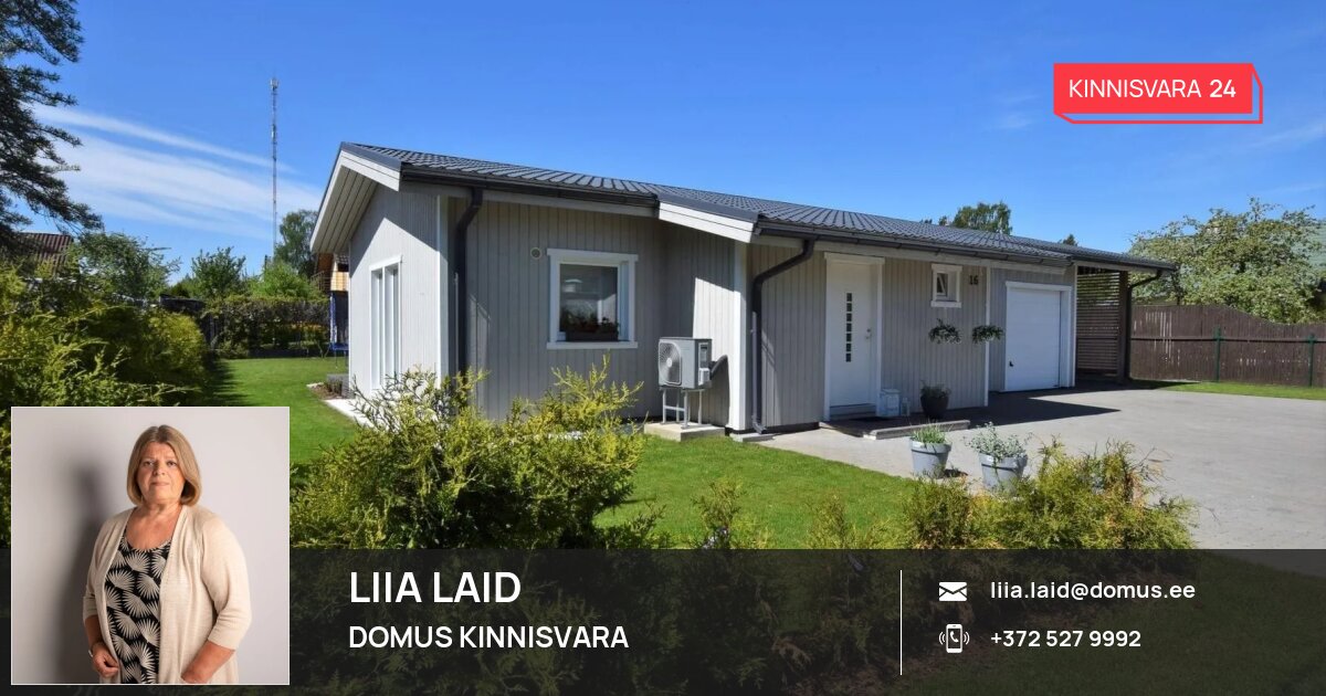 Müüa maja, 3 tuba, Purje tn, Luige alevik, Kiili vald