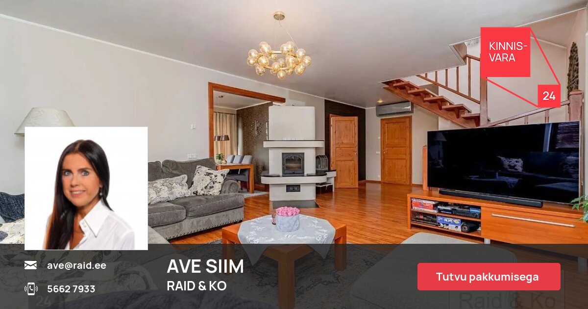 Müüa maja, 5 tuba, Eha põik, Saku alevik, Saku vald