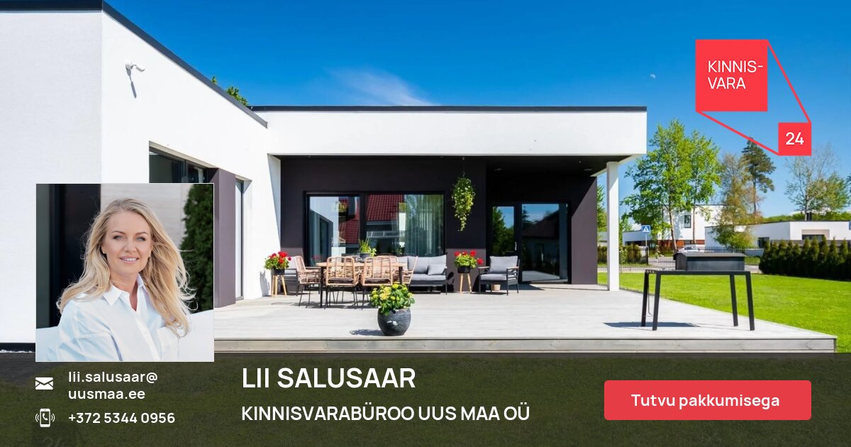 Müüa maja, 5 tuba, Rebase tee 11, Haabneeme alevik, Viimsi vald