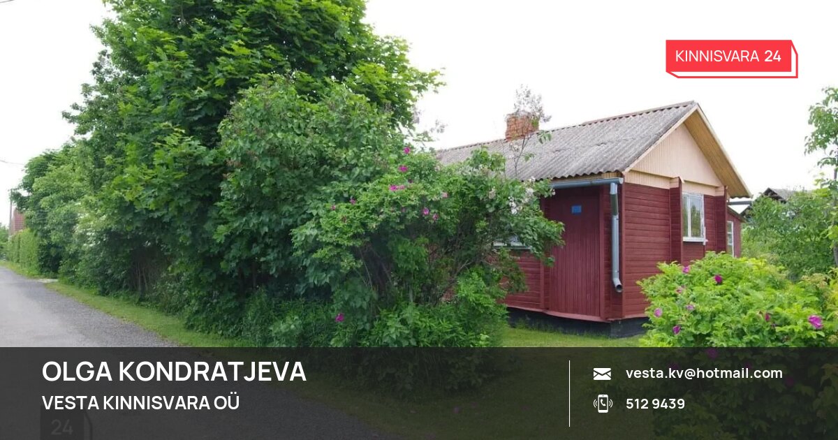 Müüa maja, 2 tuba, Kellukese vkt 49, Kabina küla, Luunja vald