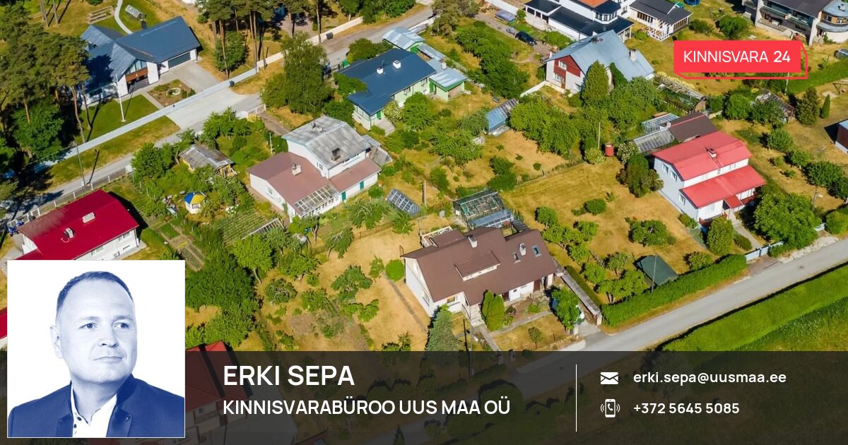 Üürile anda majaosa, 4 tuba, Järve tn 3, Luige alevik, Kiili vald