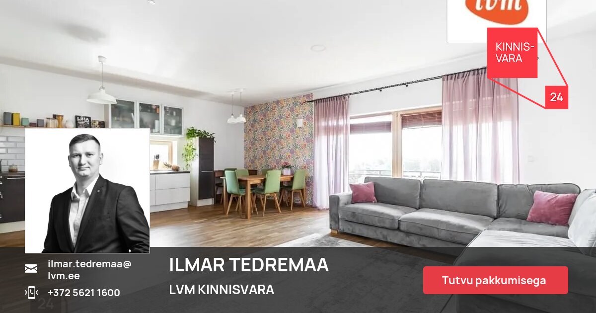 Müüa korter, 3 tuba, Aiandi tee 28/3, Viimsi alevik, Viimsi vald