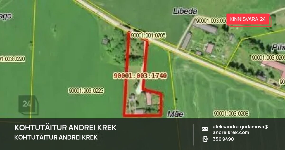 Müüa maja, 3 tuba, Mäe, Koeravere küla, Vinni vald