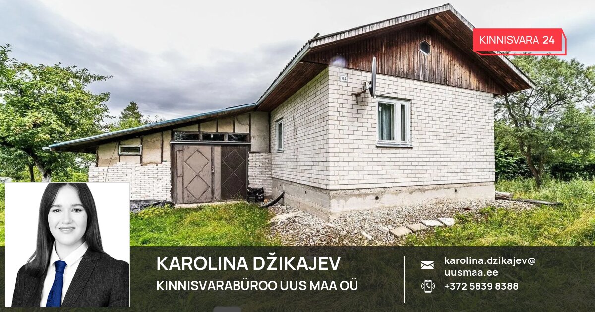 Müüa maja, Kuu tn 64, Luige alevik, Kiili vald