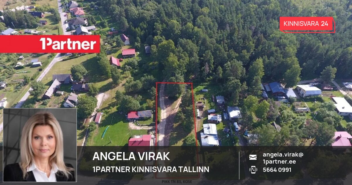 Müüa maa, Pikk tn 83, Kose alevik, Kose vald