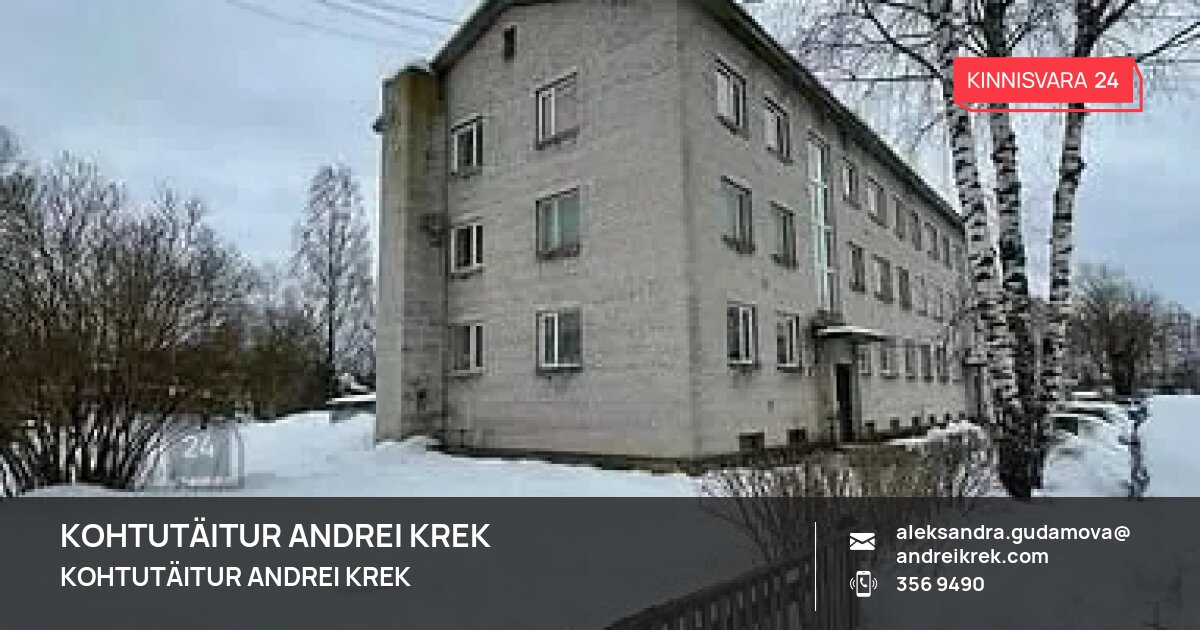 Müüa korter, 3 tuba, Metsa tn 1, Rakke alevik, Väike-Maarja vald