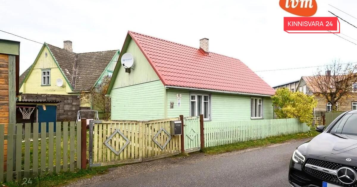 Müüa maja, 3 tuba, Angerja tn 6, Ülejõe, Pärnu linn
