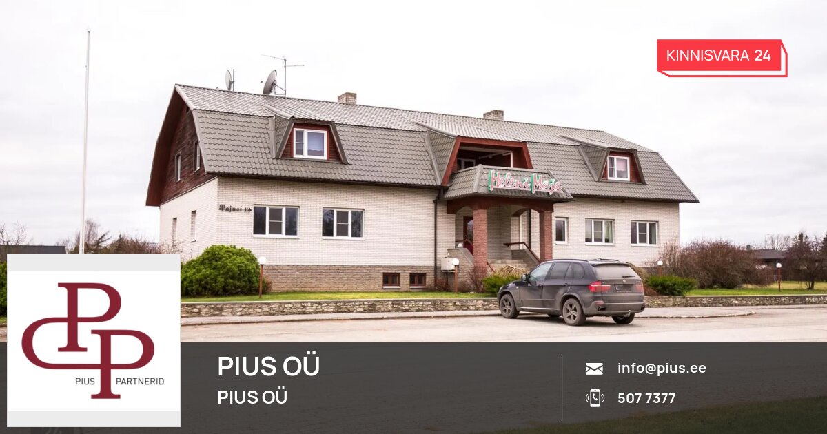 Üürile anda maja, 20 tuba, Pajusi mnt 12, Põltsamaa linn, Põltsamaa vald