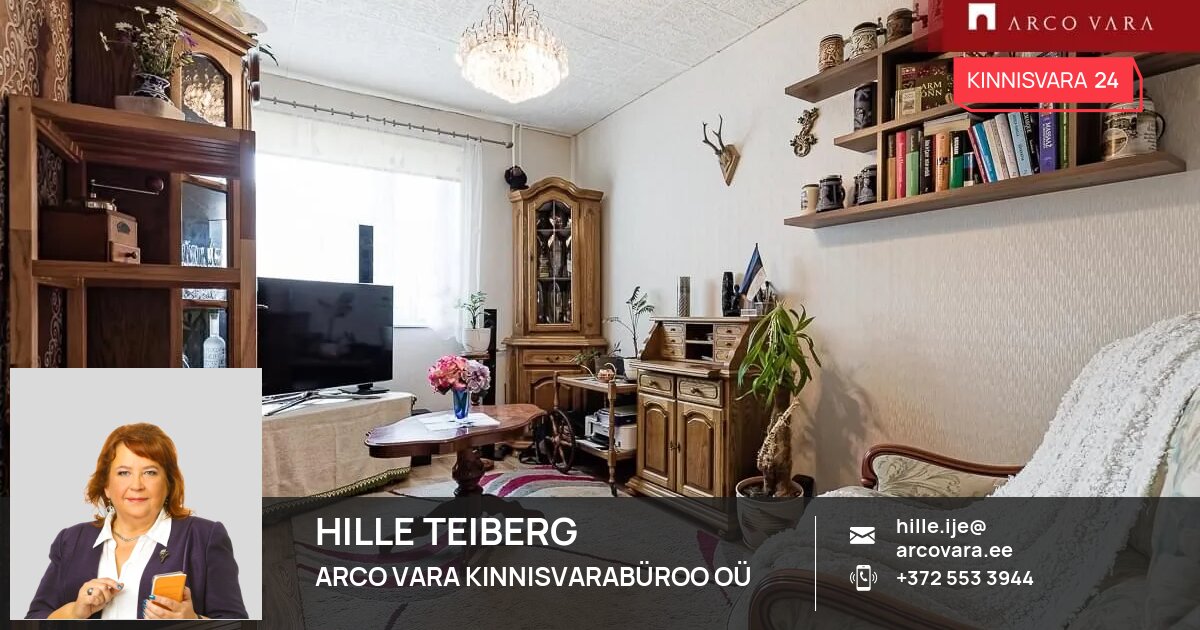 Müüa korter, 3 tuba, Mõisa allee 7, Kolga alevik, Kuusalu vald