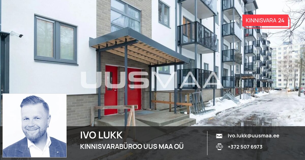 Müüa korter, 2 tuba, E. Vilde tee 85, Mustamäe, Mustamäe, Tallinn
