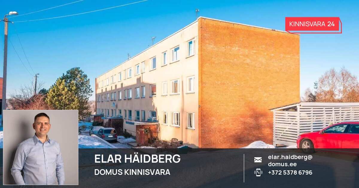 Müüa korter, 2 tuba, Eha tn 14, Elva linn, Elva vald