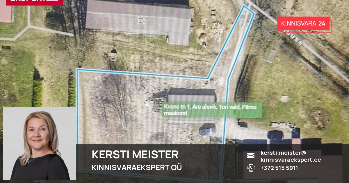 Müüa maa, Kuuse tn 1, Are alevik, Tori vald