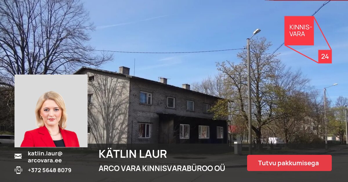 Üürile anda korter, 1 tuba, Magasini tn 32b, Veerenni, Kesklinn, Tallinn