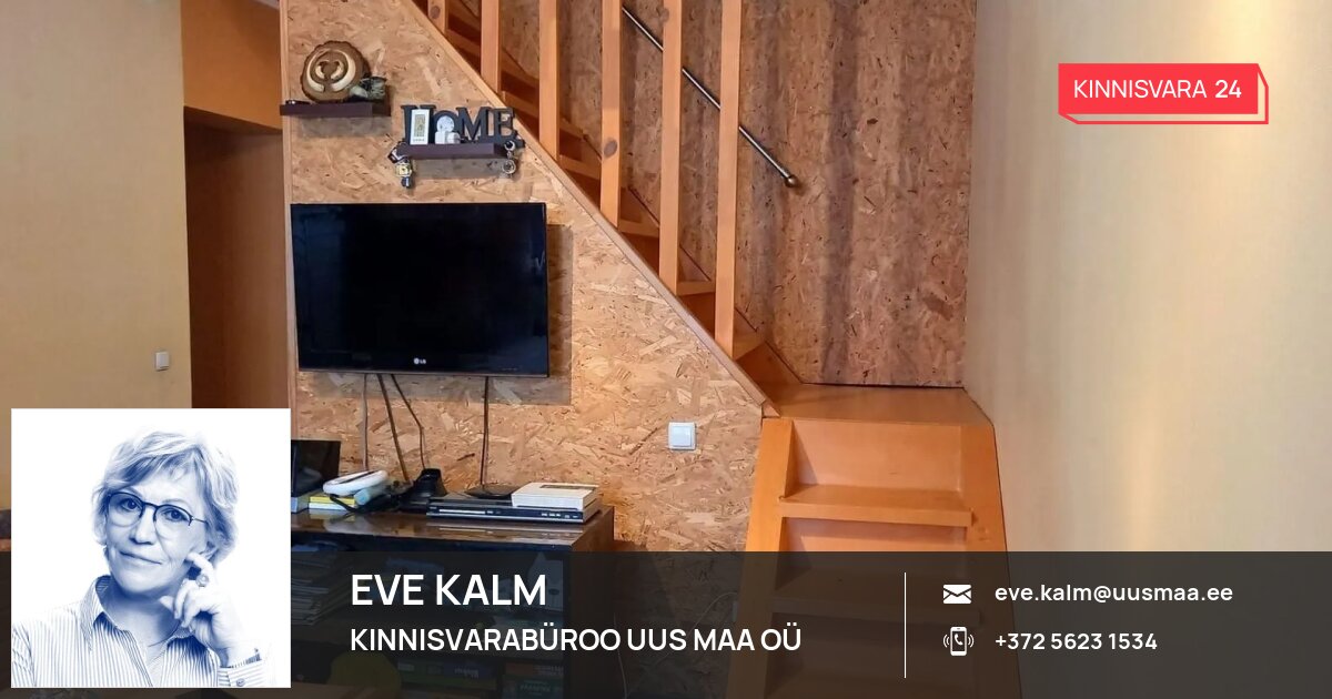 Müüa korter, 3 tuba, Vahtra tn 4, Rakke alevik, Väike-Maarja vald