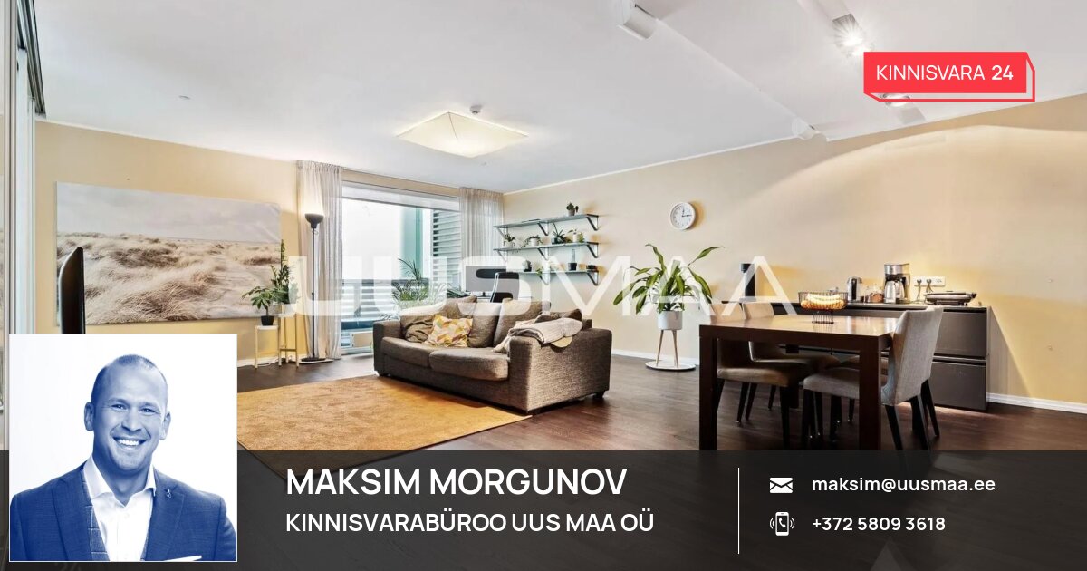 Müüa korter, 2 tuba, Pirita tee 26f, Kadriorg, Kesklinn, Tallinn