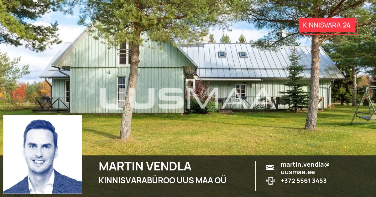 Müüa maja, 6 tuba, Kõrgevälja, Kudani küla / Gutanäs, Lääne-Nigula vald
