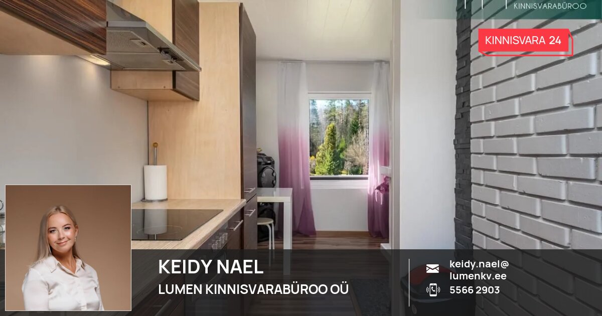 Müüa maja, 2 tuba, Kesktee 20, Mammaste