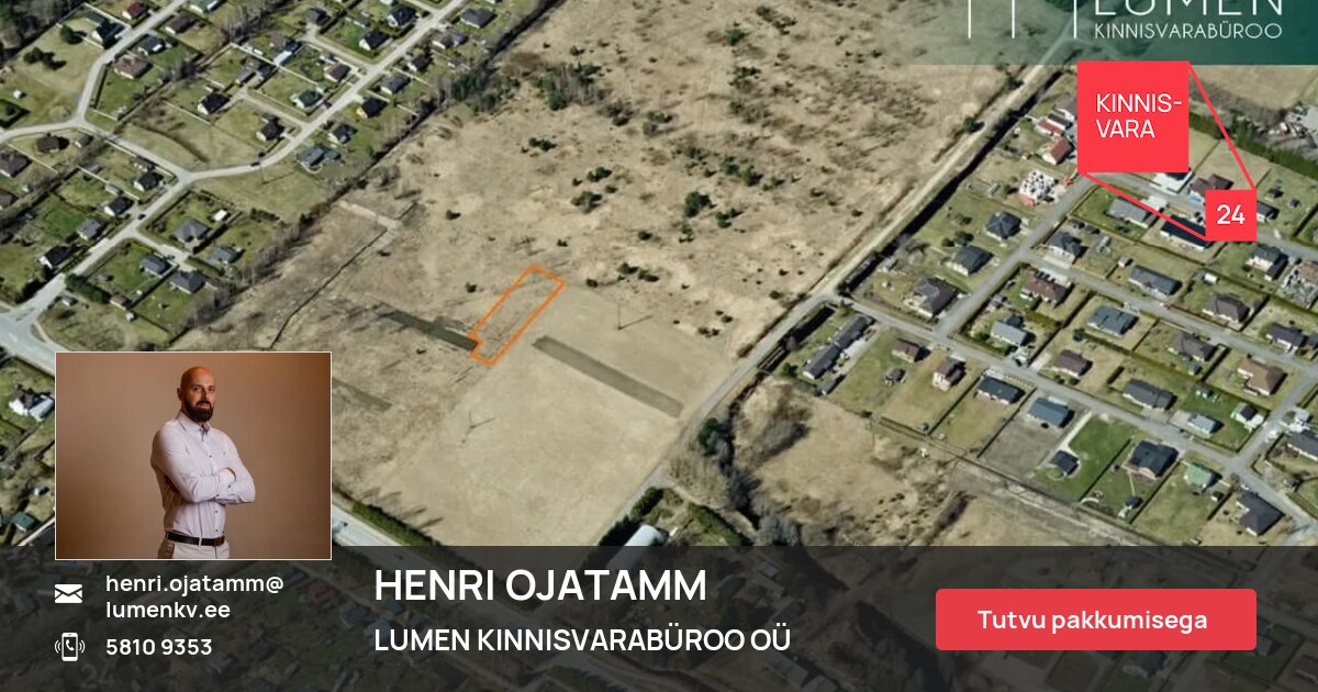 Müüa maa, Kastani põik 8, Tammiste küla