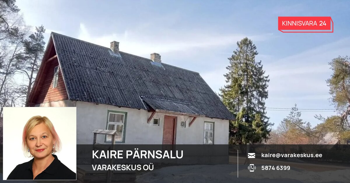 Müüa maja, 3 tuba, Soodla tee 1, Kuusalu alevik, Kuusalu vald