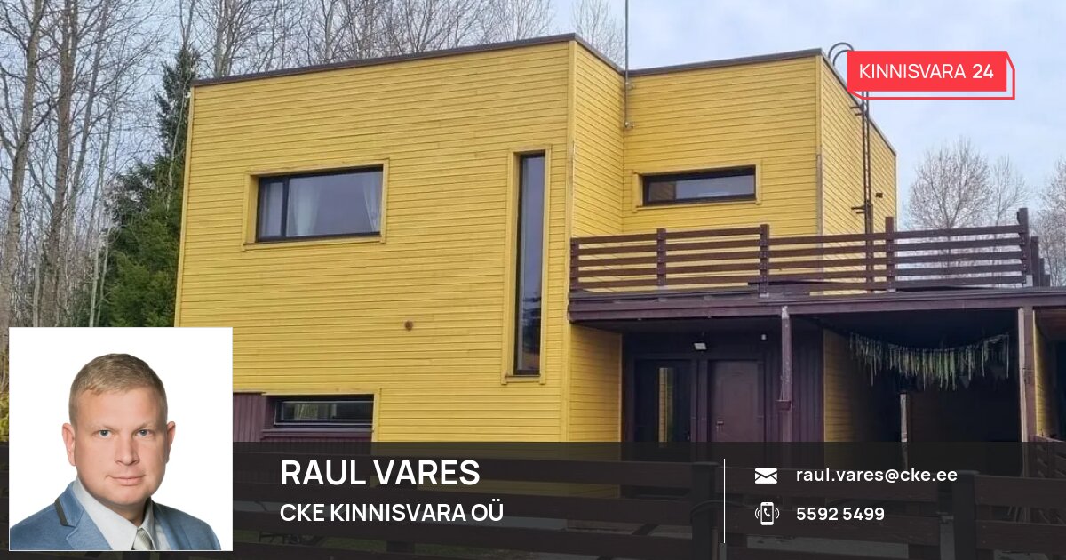 Müüa maja, 4 tuba, Hiievälja tee 23, Oru küla, Kose vald