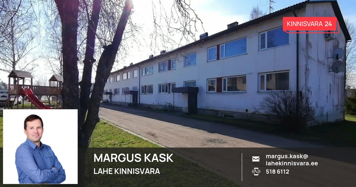 Müüa korter, 3 tuba, Pärivere tee 7, Are alevik, Tori vald