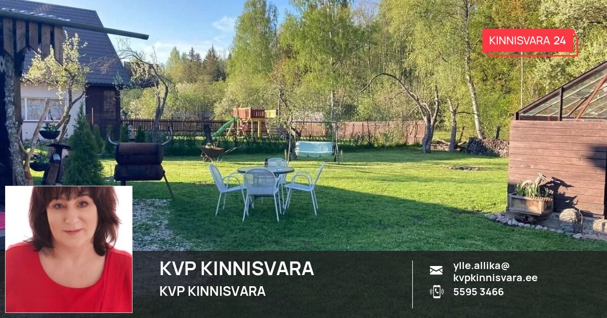 Müüa maja, 3 tuba, Tammiku tee 7, Kilksama küla, Tori vald