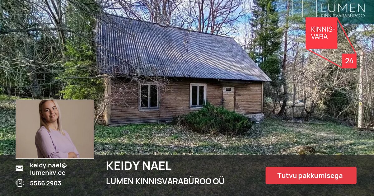 Müüa maja, 3 tuba, Mustoja, Vana-Vastseliina küla, Võru vald